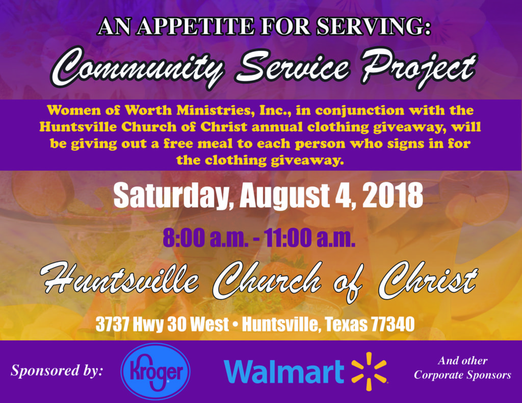Community Service - Women of Worth